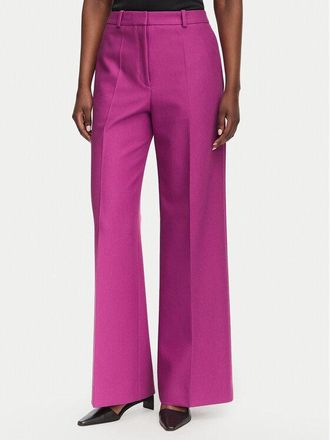 HUGO BOSS Stoffhose Hasmina 50566625 Violett Regular Fit