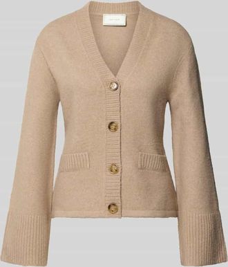 Neo Noir Strickjacke mit V-Ausschnitt Modell Pixie