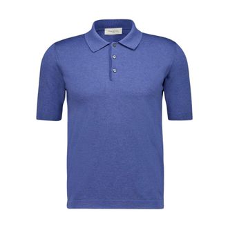 PIACENZA 1733 Piacenza 1733, Homme, Tops, Bleu, Taille: L Polo en soie et coton