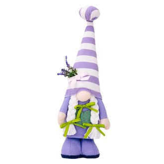 Generic Fr&uuml;hlingswichtel - Lila GNOME Spielzeug Lavendel Zwerge | Weiche Gesichtslose Pl&uuml;schpuppe F&uuml;r Mehrstufige Tablettdekorationen, Heimdekoration, Familie