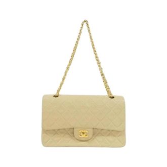 Chanel Pre-owned Lambskin Schultertasche - - Pre-owned - Damen - Beige - ONE SIZE