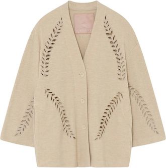 Gustav Femme, Pulls, Beige, Taille: 46 FR Veste Élégante Everine