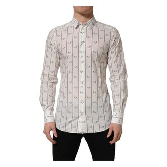 Dolce & Gabbana Homme, Chemises, Blanc, Taille: 3XL Chemise habill&eacute;e Gold-fit