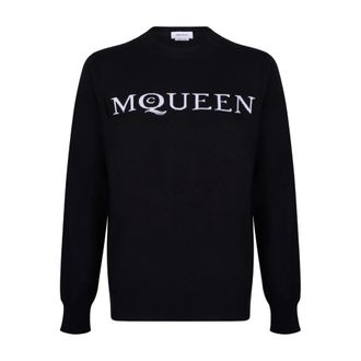 Alexander McQueen Herren, Strickwaren, Blau, LGr&ouml;&szlig;e
