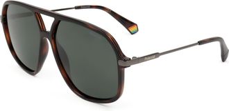 Polaroid Pld 6182/s 086/UC HAVANA Sunglasses Unisex Polycarbonate, Standard, 59