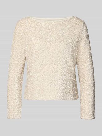 b.young Longsleeve mit U-Boot-Ausschnitt Modell PARY