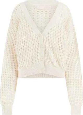 Guess Femme, Pulls, Beige, Taille: 36 FR Cardigans