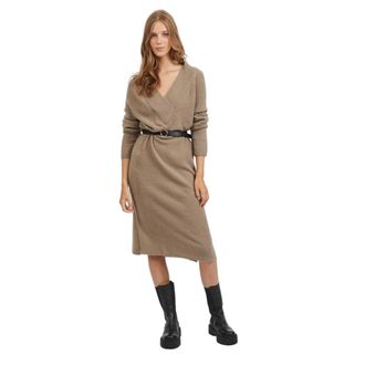 Vila Vila, Damen, Kleider, Beige, XSGr&ouml;&szlig;e
