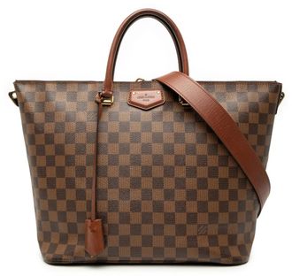 Louis Vuitton Hobo Bags - Damier Ebene Belmont MM - Gr. unisize - in Braun - f&uuml;r Damen