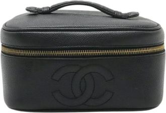 Chanel Pre-owned Vintage Vanity Bag - Femme - Pre-owned - Noir - Taille: ONE Size