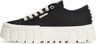 Tommy Jeans Sneaker Zebra Print Logo Platform Cupsole