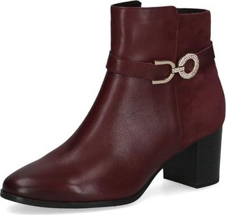 Caprice Femme Damen 9-25302-45 Botte Tendance, Bordeaux Comb, 37.5 EU