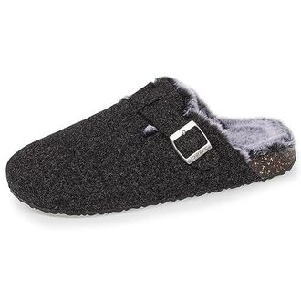 Isotoner Chaussons Pantoufles Mules Femme Sabot Confort Interieur Imitation Fourrure
