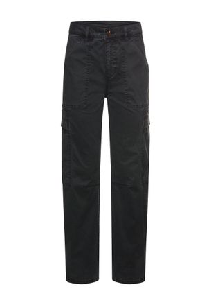 Camel Active Damen Cargo Hose aus Baumwollmix Kaviar, womenswear-30/32