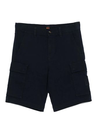 BOSS short Sisla-9 à poches cargo - Bleu