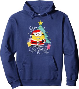 MINIONS Minions You Be Good Santa Minion Holiday Pullover Hoodie