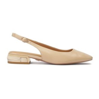 Kazar Femme, Chaussures, Beige, Taille: 40 EU Escarpins beige avec ornements m&eacute;talliques sur le talon