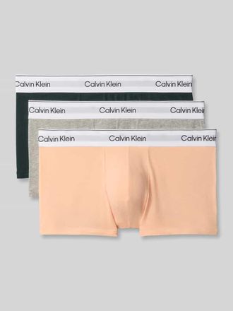 Calvin Klein Underwear Slim Fit Trunks aus Baumwoll-Mix im 3er-Pack
