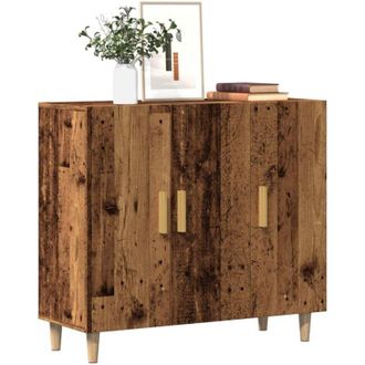 vidaXL Buffet vieux bois 90x34x80 cm bois ding&eacute;nierie Vidaxl
