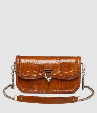 CLARIS VIROT Sac Manon Baguette Cobra Miel