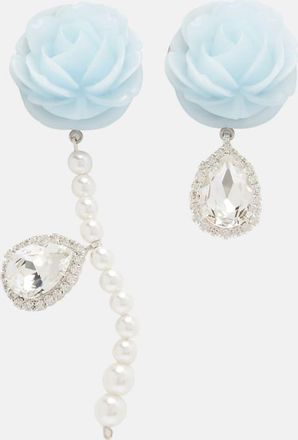 Magda Butrym Ohrringe mit Kristallen und Zierperlen