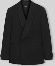 HUGO BOSS Slim Fit Smoking aus reiner Schurwolle Modell Huge-Tux-DB-264