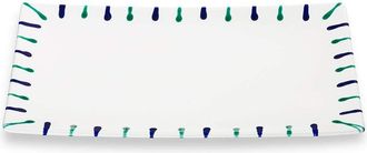 Gmundner Keramik Platte rechteckig Grösse: l= 30 cm x b= 20 cm x h= 2.5 cm Traunsee Geschirr, handgemacht in Österreich