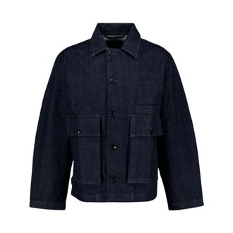 Christophe Lemaire Homme, Vestes, Bleu, Taille: M Boxy Jacket