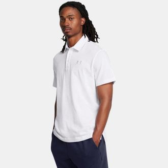 Under Armour Icon Polo-Shirt f&uuml;r Herren Wei&szlig; / Wei&szlig; XXL