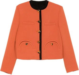 Blazé Milano Jacke mit Kontrastdetails - Orange