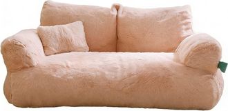 Generic Flauschiges Pl&uuml;sch-Katzensofa, Abnehmbarer Bezug aus Baumwollfleece, beruhigendes Haustiersofa, Pl&uuml;sch-Katzenbett mit Rutschfester Unterseite f&uuml;r klei