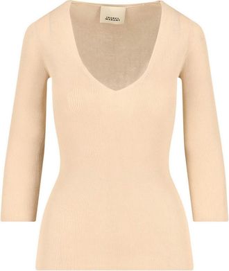 Isabel Marant Pull Col Rond - Beige