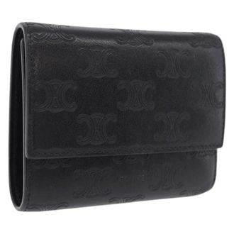 Celine Portefeuille Vintage Pre-owned - Femme - Pre-owned - Noir - Taille: ONE Size