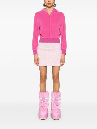Balenciaga Tweed Boucl&eacute; Skirt - Pink