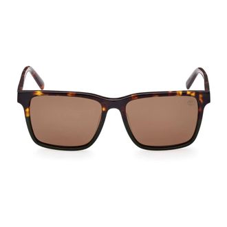 Timberland unisex, Accessoires, Brun, Taille: 56 MM Lunettes de soleil carr&eacute;es polaris&eacute;es