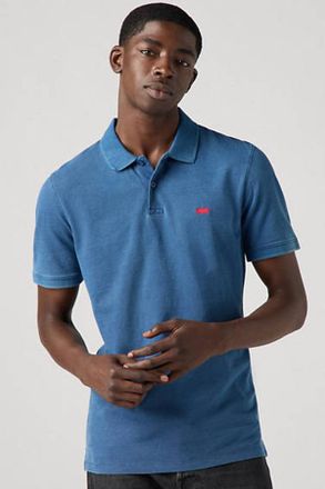 Levi's Polo Slim Housemark - Homme - Bleu / Indigo Pique - XS