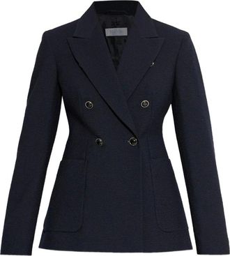 Max Mara Femme, Vestes, Bleu, Taille: 40 FR Ricetta Blazer
