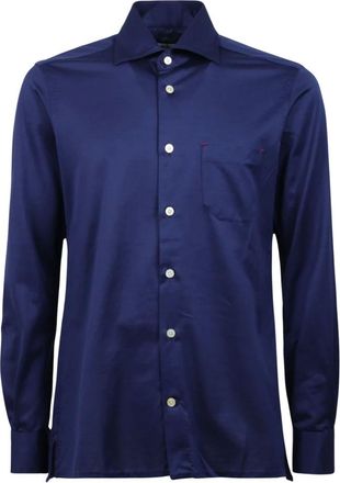 Kiton Homme, Chemises, Bleu, Taille: 2XL Camicia