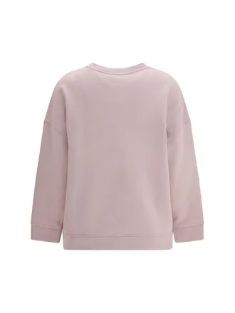 Weekend by Max Mara Womens Cotton Crewneck Sweatshirt Lilla Sweatshirts Sweater