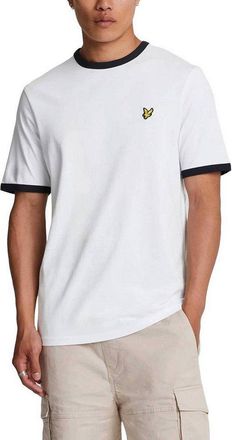 Lyle & Scott T-Shirt T-Shirt Lyle&Scott Ringer kontrastfarbene Bündchen