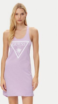 Guess Kleid f&uuml;r den Alltag E3GP03 JA914 Violett Regular Fit