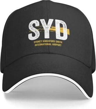 Generic Chaleur hivernale, SYD Sydney International Airport Australia Airport Code. Casquette de Baseball Souvenir de Voyage et de Pilote