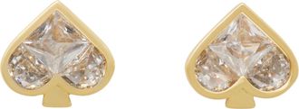 Kate Spade New York so Spade Studs, klar/gold