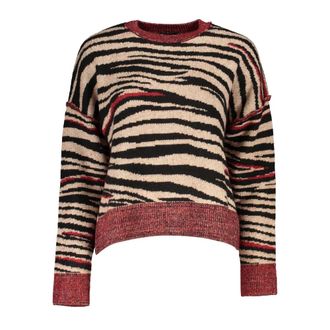 Desigual Femme, Pulls, Multicolore, Taille: 42 FR Maille Ras du Cou