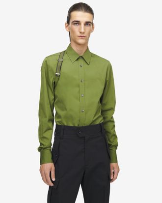 Alexander McQueen McQueen Logo Gurt-Hemd - Item 828170QNAAB3015