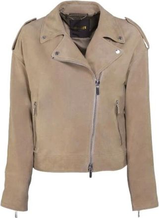 Moorer Femme, Vestes, Brun, Taille: 40 FR Veste Loette-Ur