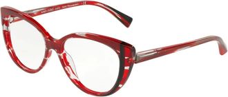 Alain Mikli lunettes de vue à monture papillon - Rouge