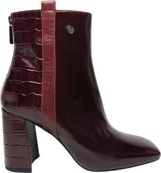Pollini Femme, Chaussures, Rouge, Taille: 38 1/2 EU stivali e stivaletti Nappa