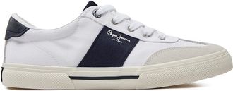 Pepe Jeans London Sneakers Pepe Jeans Kenton Strap M PMS31042 Weiß