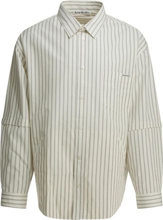 Acne Studios Homme, Chemises, Multicolore, Taille: L Double Sleeve Button-up